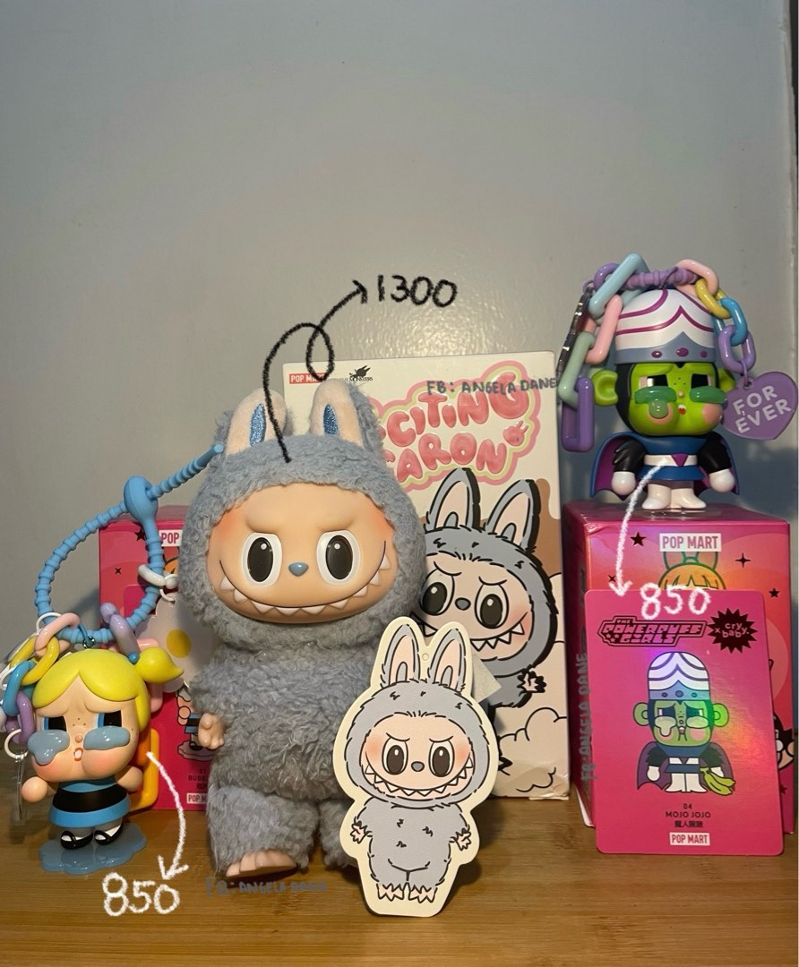 Labubu V1 and PopMart PPG Customized Keychain, Hobbies & Toys, Toys ...