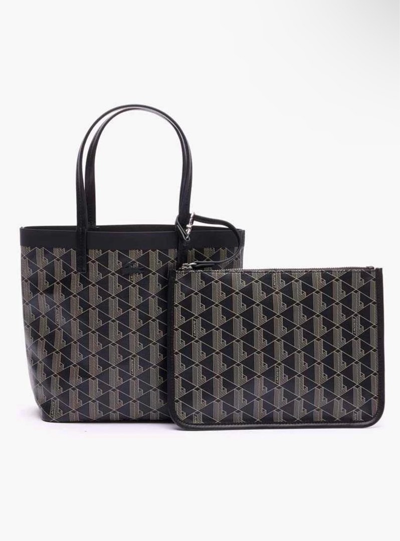 Lacoste : Zely Coated Monogram Small Tote, Luxury, Bags & Wallets on ...