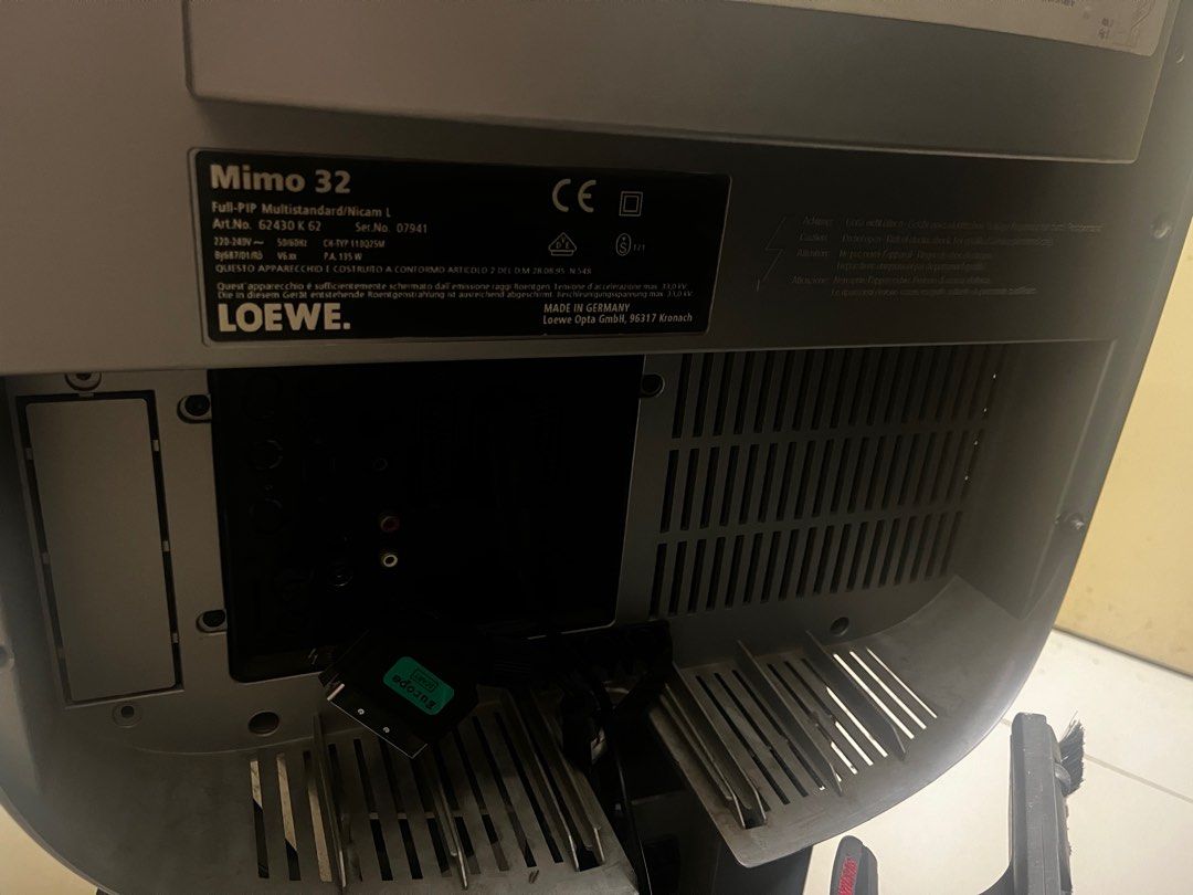 Loewe mino CRT high end, TV & Home Appliances, TV & Entertainment, TV ...