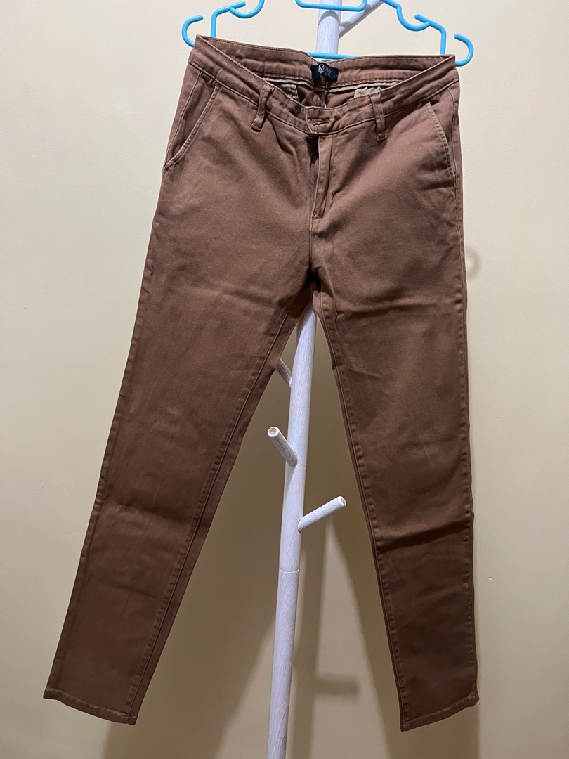 Memo Brown Pants, Men's Fashion, Bottoms, Chinos on Carousell