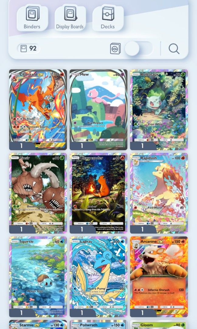 Mew & Charizard | 575 P Pokemon TCG Pocket, Video Gaming, Video Games ...