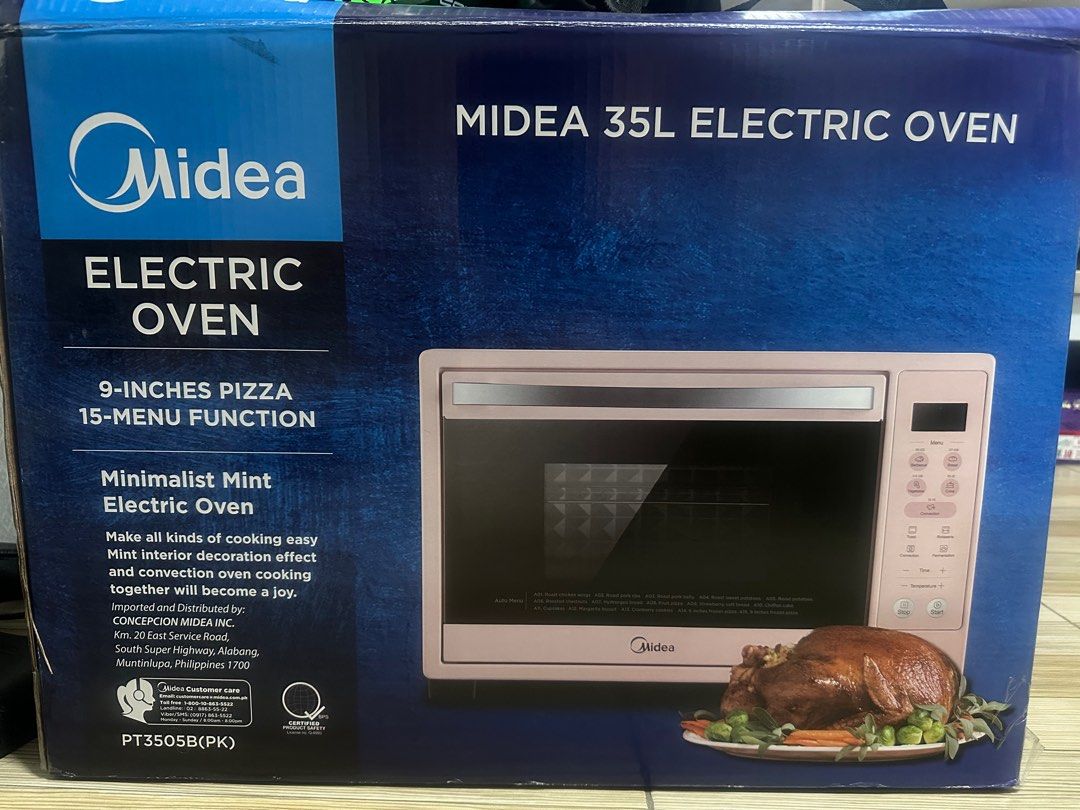 Midea COLOR SERIES 35L Digital Millennial Pink Electric Oven, TV & Home ...