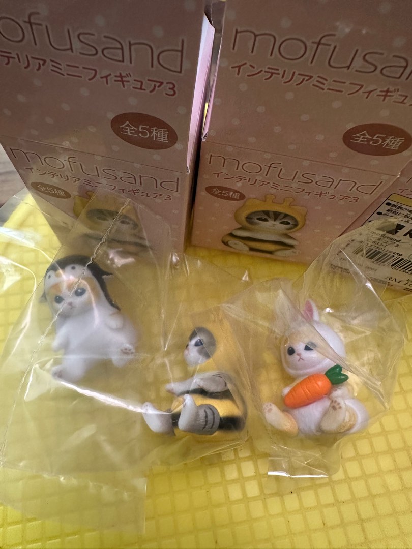 Mofusand 3 Blind Boxes Pink, Hobbies & Toys, Toys & Games on Carousell