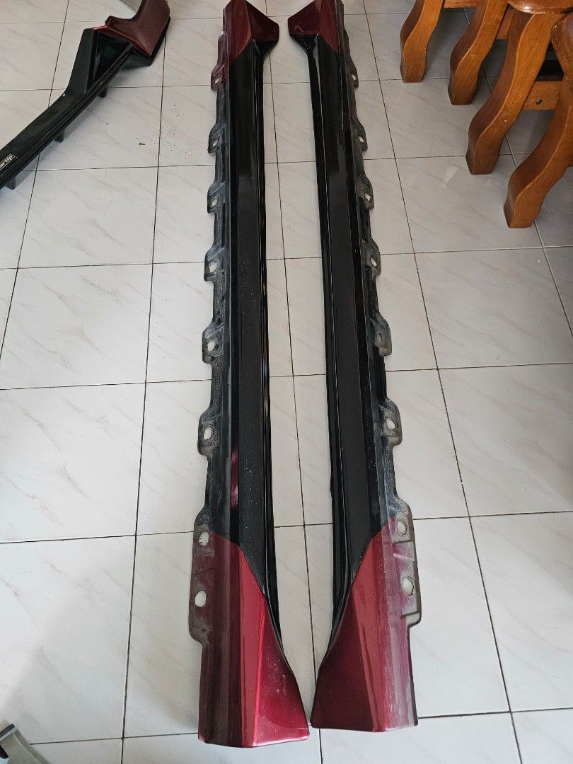 Myvi facelift Gear up body kit (cranberry red), Auto Accessories on ...