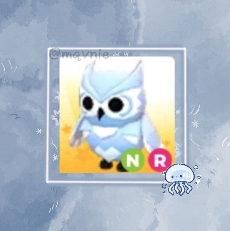 NR Snow owl ( Adopt me pets ), Video Gaming, Gaming Accessories ...
