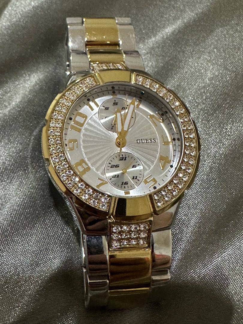 Original Guess Watch Women 2 tone, Women's Fashion, Watches ...