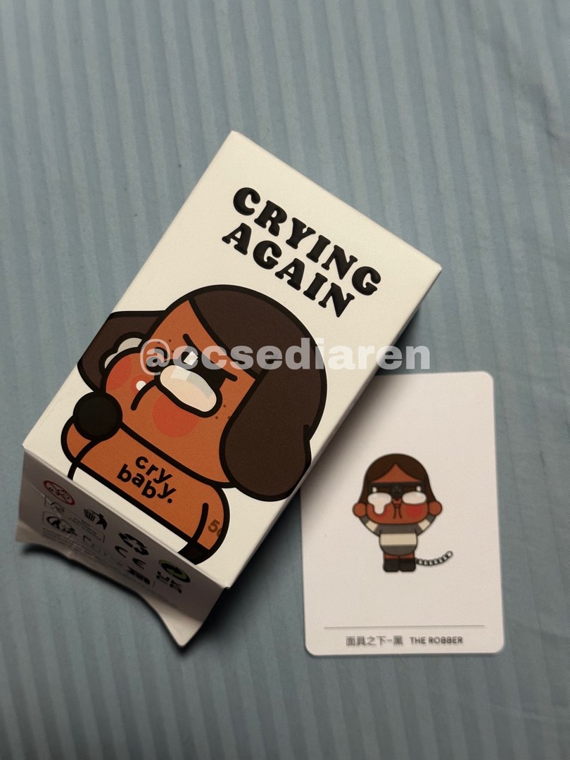 POP MART Cry Baby Crying Again - The Robber, Hobbies & Toys, Toys ...