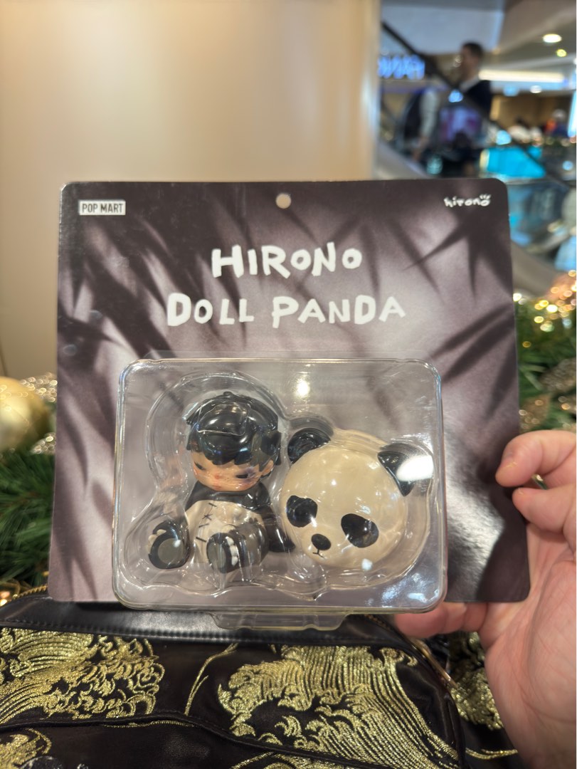 POPMART hinoro doll panda, 興趣及遊戲, 玩具 & 遊戲類 - Carousell