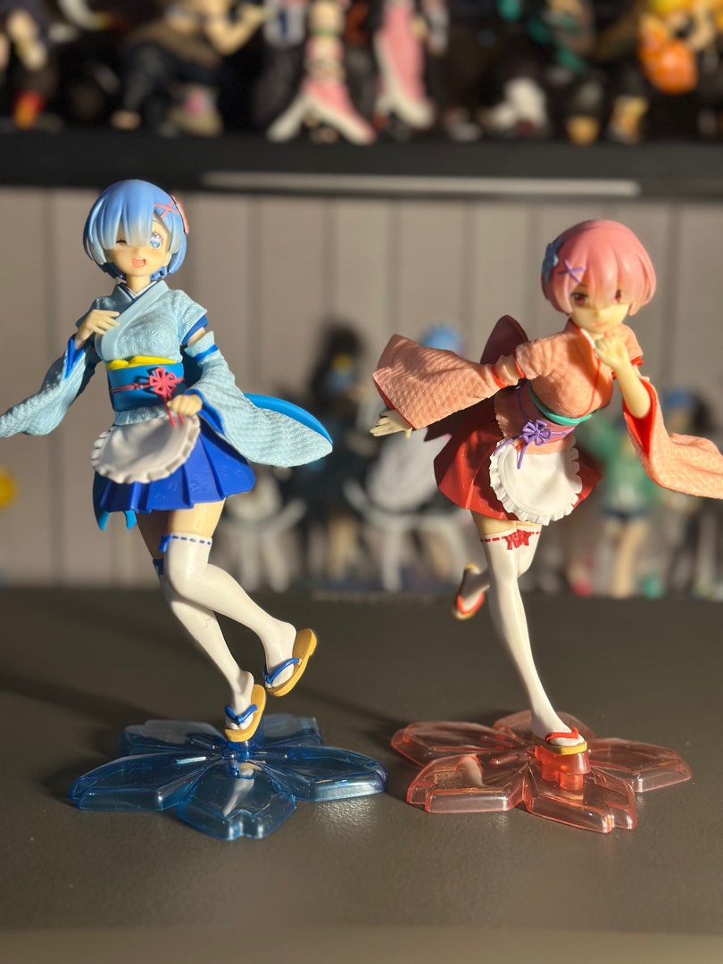 Precious Figure Re-Zero Kimono Rem & Ram, Hobbies & Toys, Toys & Games ...