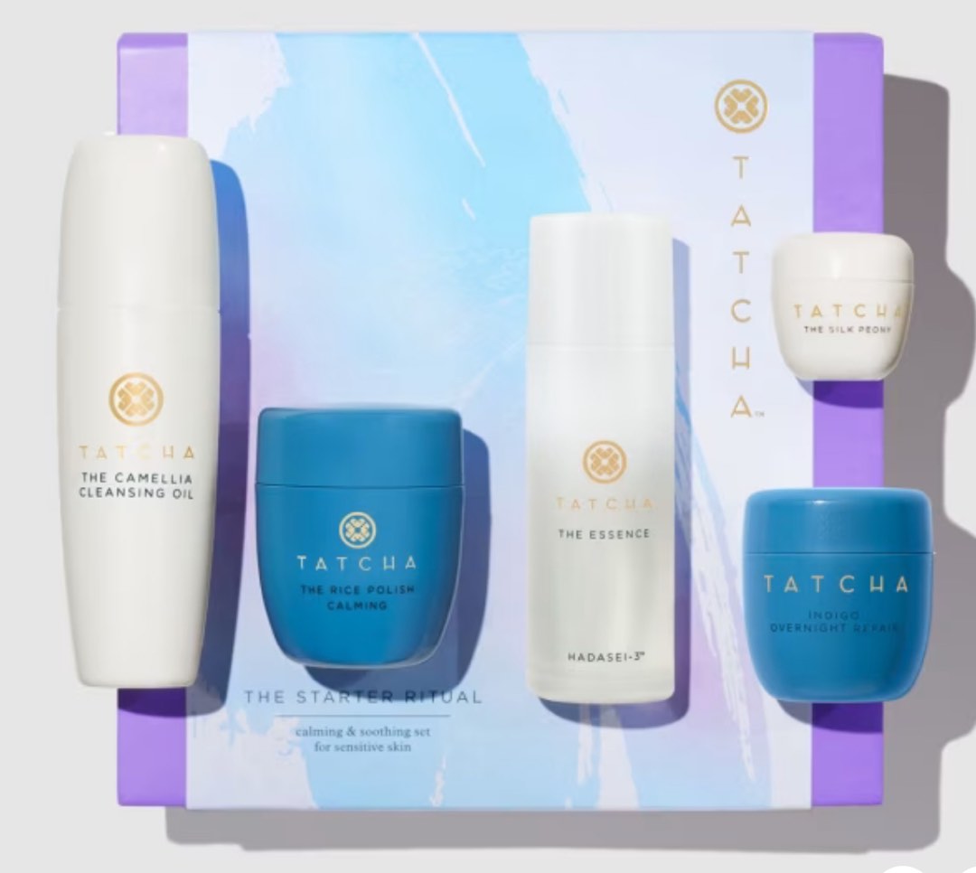 [Pre-order] Tatcha The Starter Ritual The Indigo Night Repair, Beauty & Personal Care, Face ...