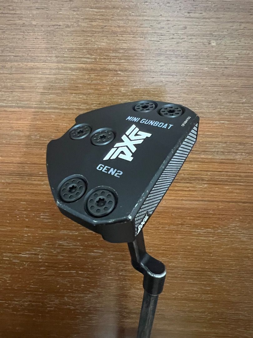 PXG Mini Gunboat GEN2 Black Double Bend Golf Putter 34 inches, Sports ...