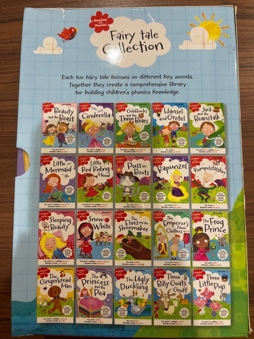 Reading with Phonics (Fairy Tale Collection) whole set 20 book., Hobbies & Toys, Books ...