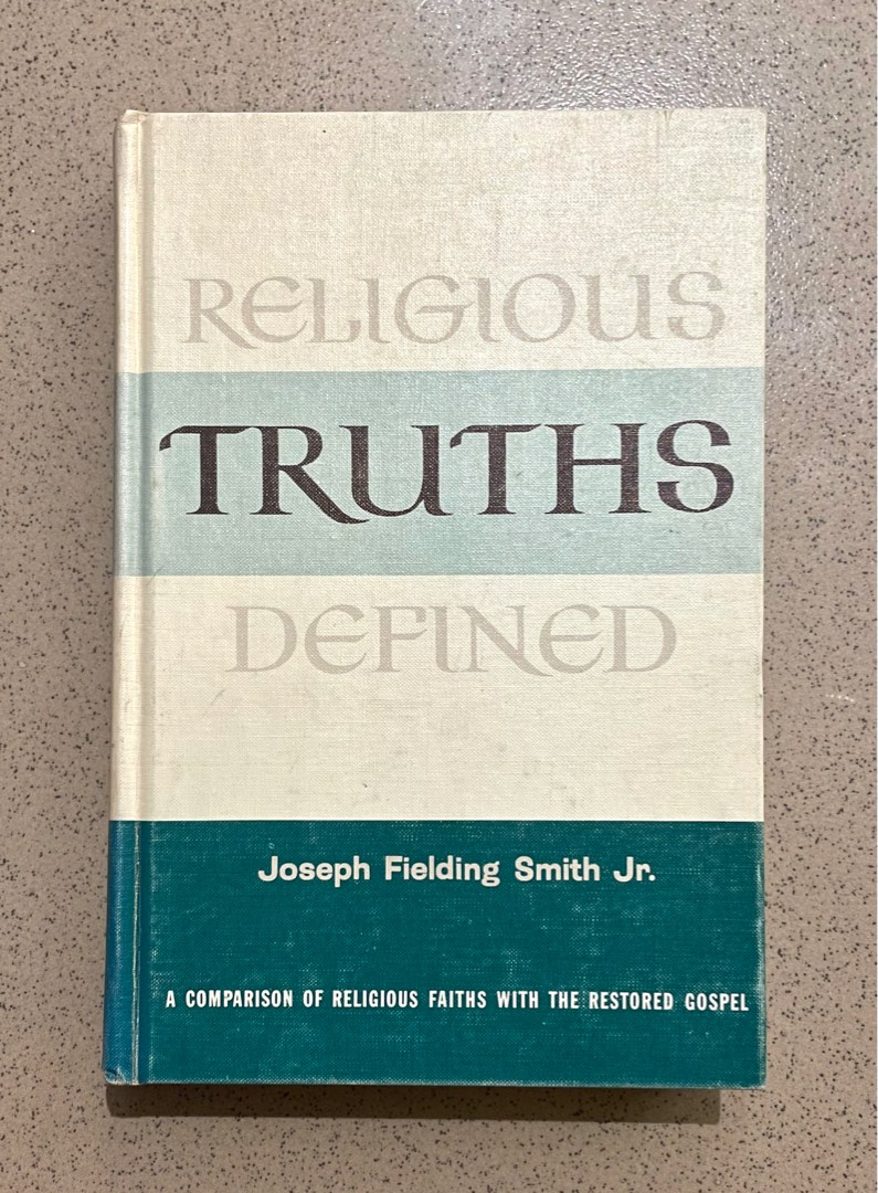 Religious Truths Defined Joseph F. Smith Jr., Hobbies & Toys, Books ...