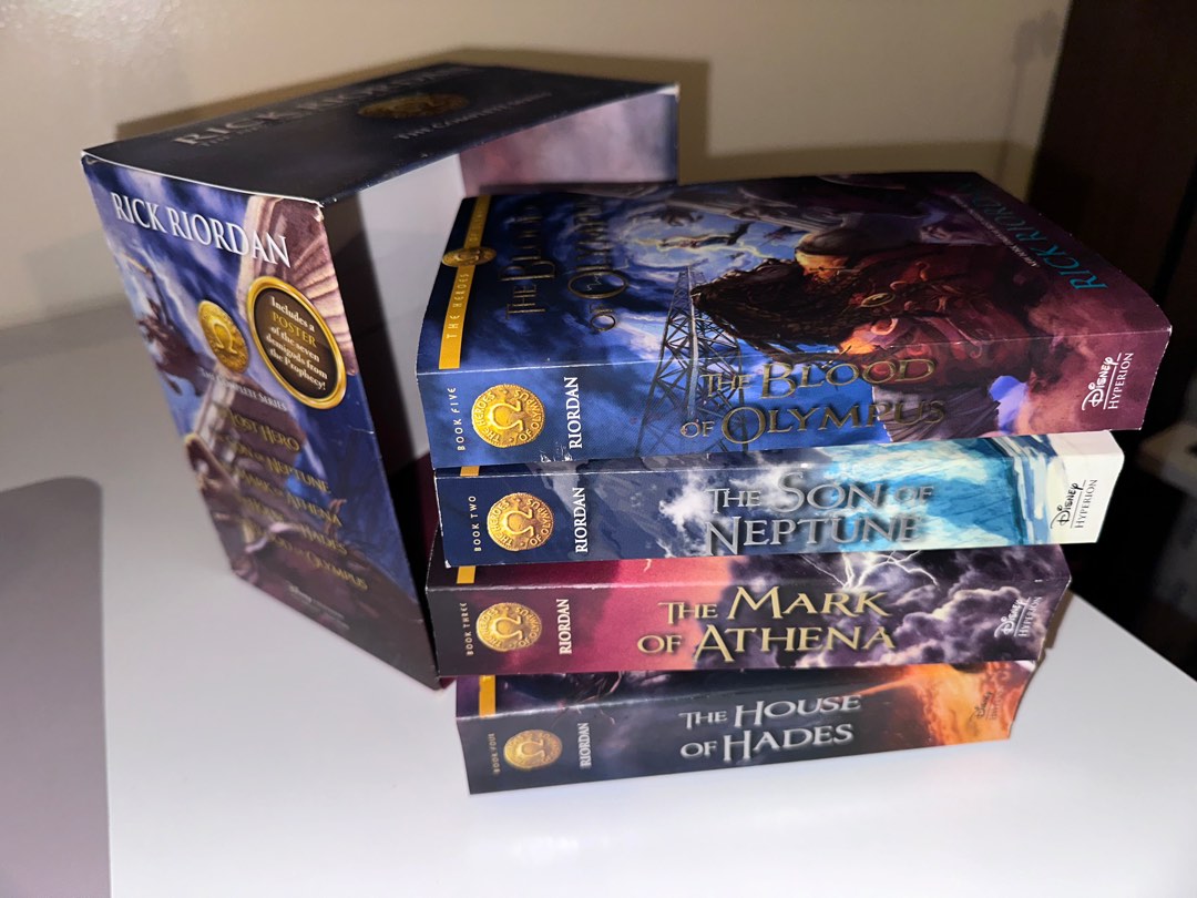 Rick Riordan Book Series (The Lost Hero, The Son of Neptune, The Mark ...