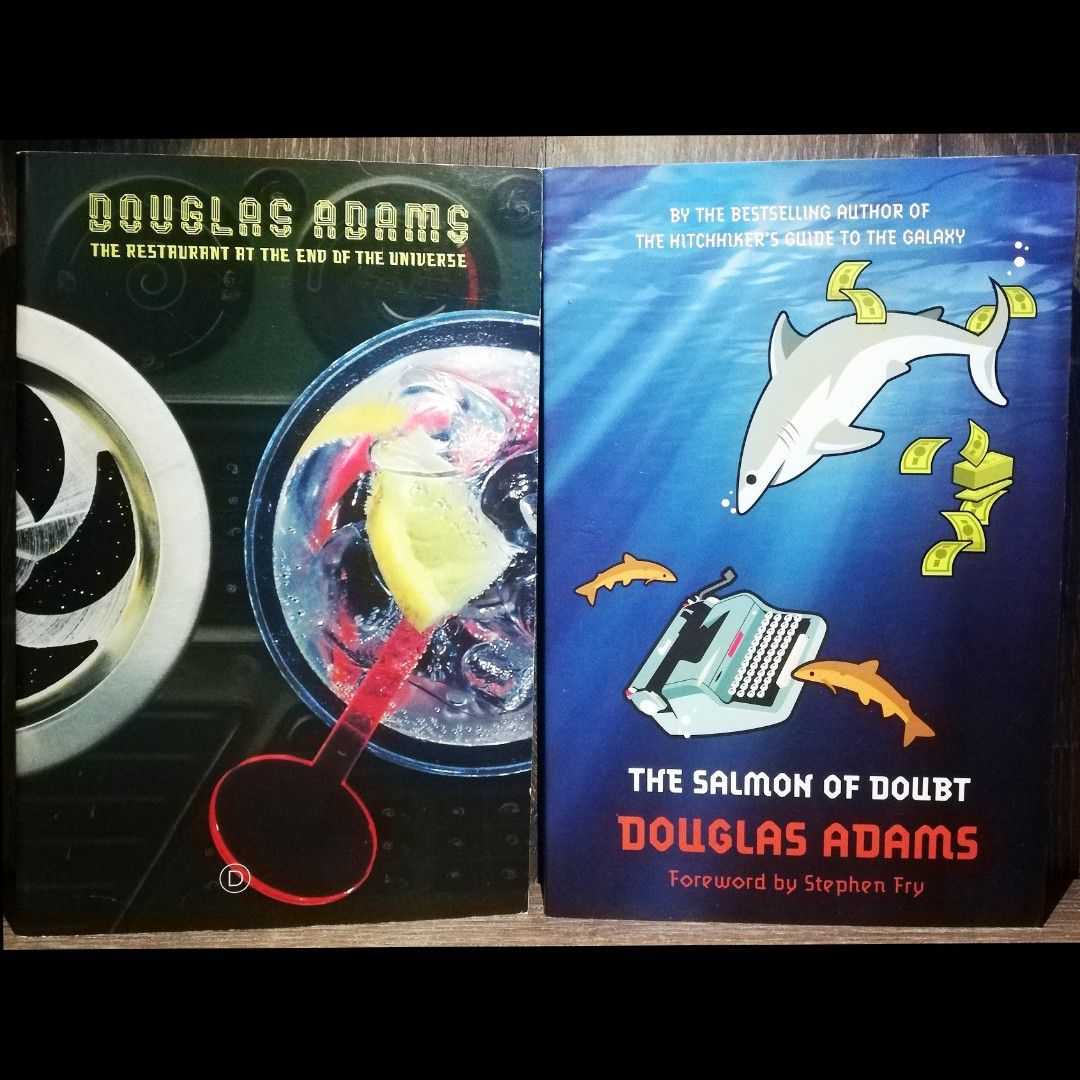 (RM15 each) Douglas Adams -The Salmon Of Doubt, The Restaurant At The ...