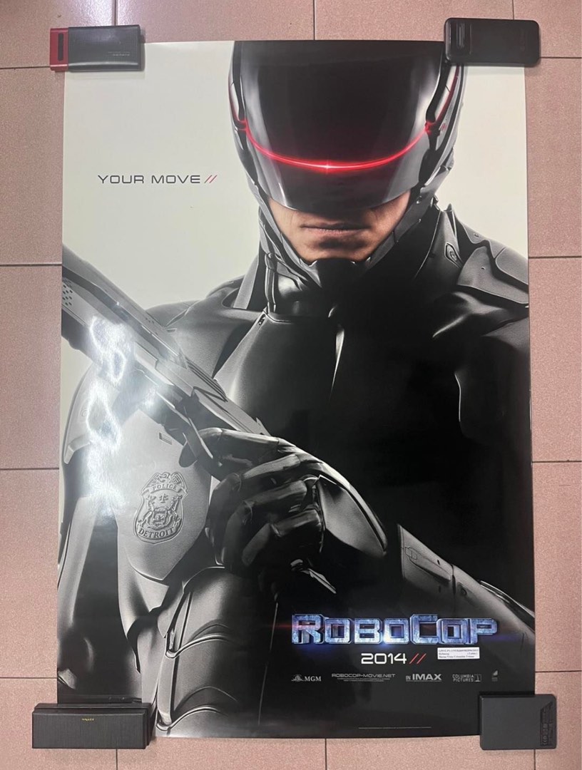 ROBOCOP MOVIE (2014) OFFICIAL THEATRICAL ONE-SHEET TEASER POSTER (27 x ...