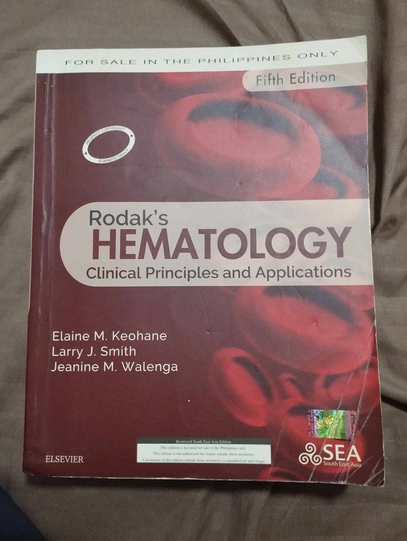 Rodak's Hematology Clinical Principles and Applications Fifth edition ...