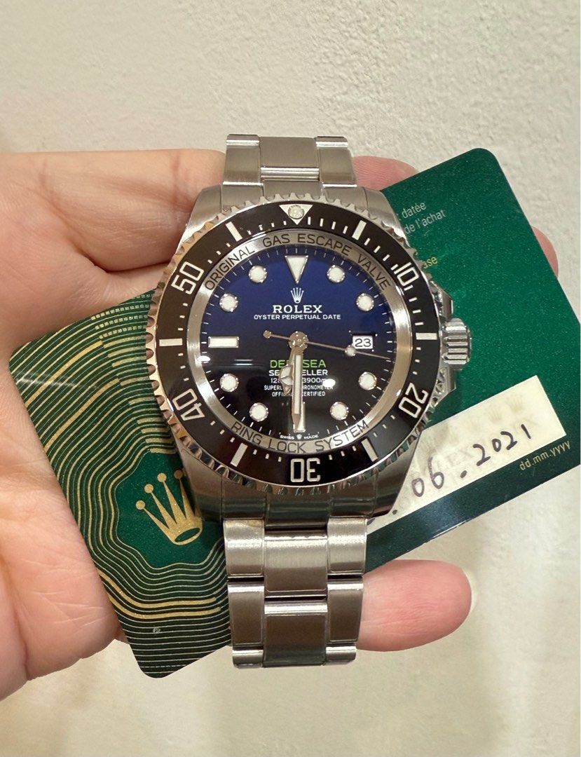 Rolex Deepsea Blue MK2 44mm 126660, Luxury, Watches on Carousell