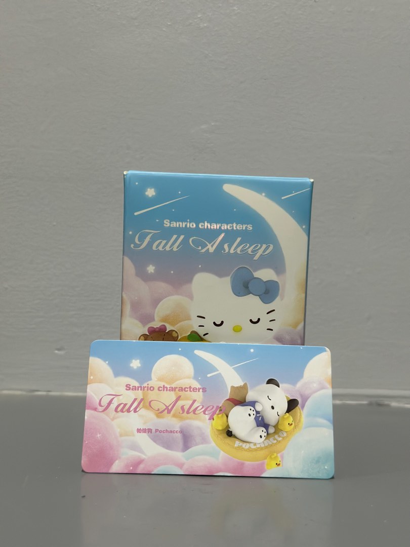 sanrio fall asleep Pochacco, Hobbies & Toys, Toys & Games on Carousell