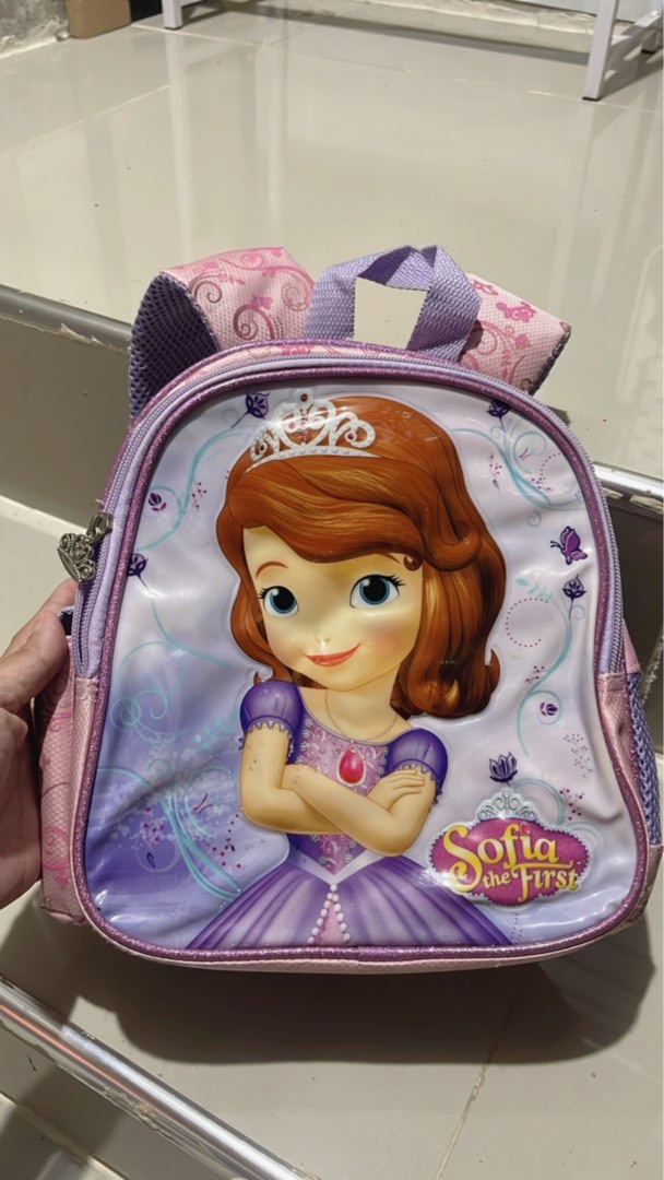 Sofia the first backpack, Babies & Kids, Babies & Kids Fashion on Carousell