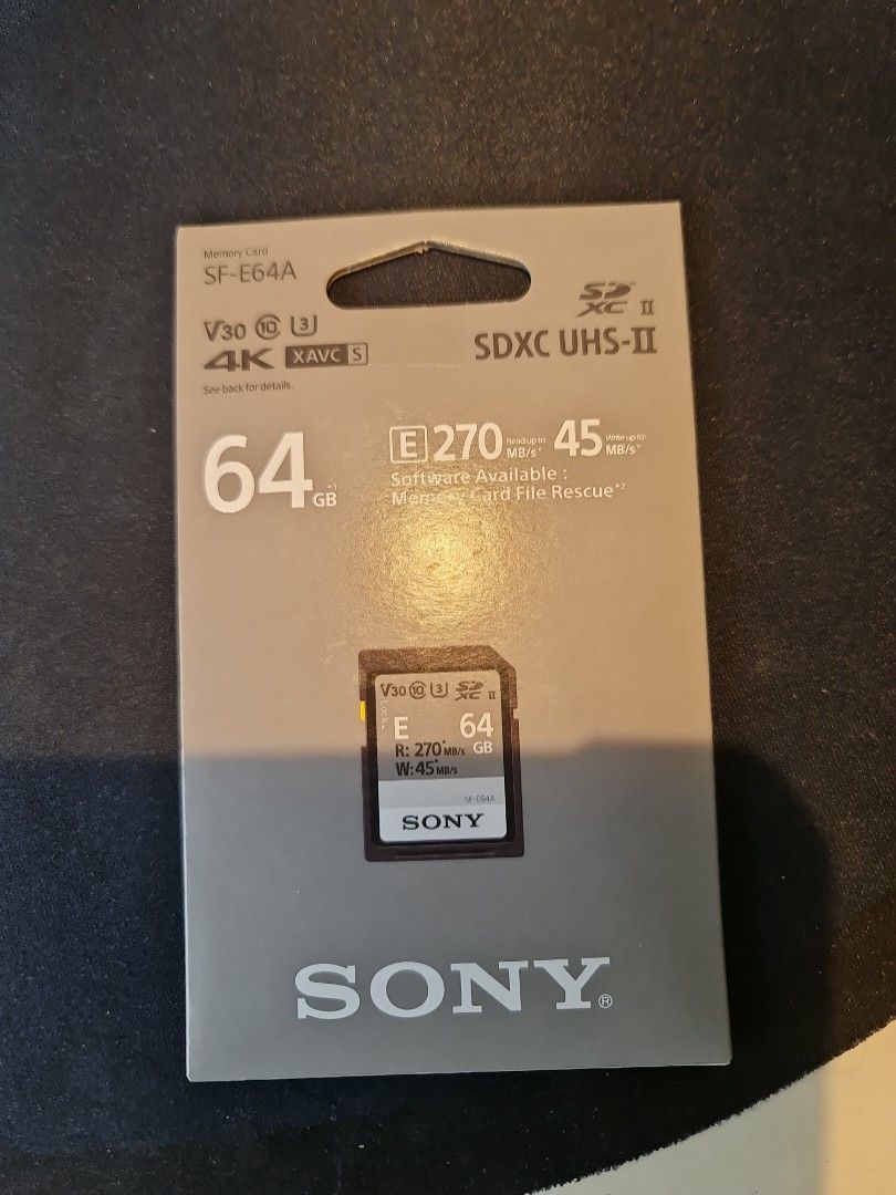 Sony 64GB UHS-II sd card, Mobile Phones & Gadgets, Mobile & Gadget ...