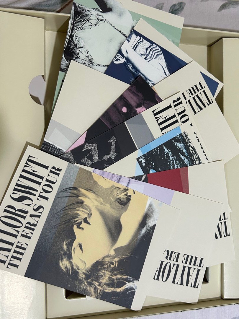 Taylor Swift The Eras Tour VIP Box ALL TEN (10) postcards, Hobbies ...