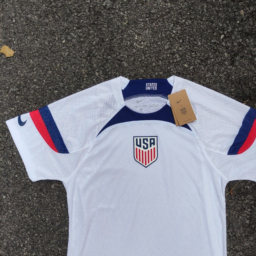 Team USA 2022 World Cup Home Kit Player Issue Nike, Men's Fashion ...