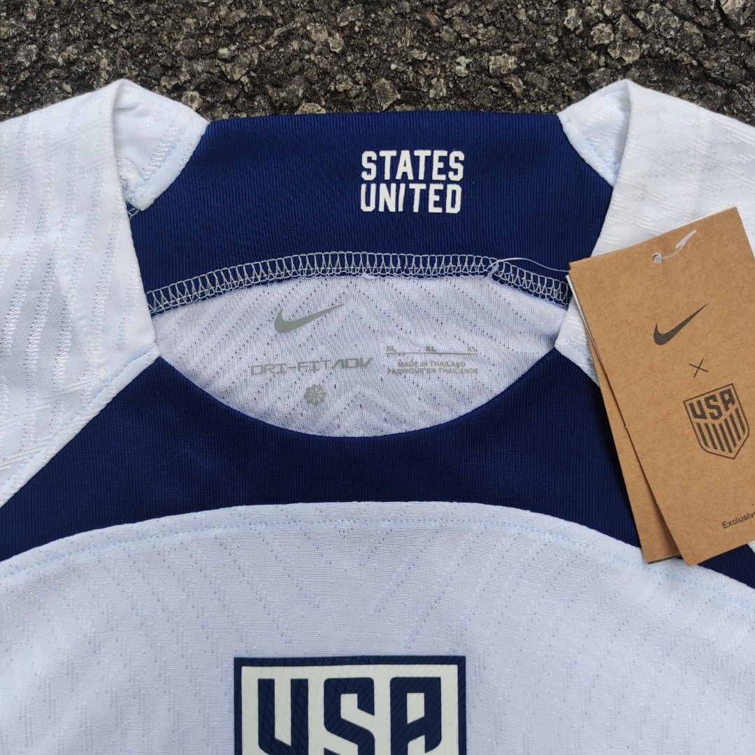Team USA 2022 World Cup Home Kit Player Issue Nike, Men's Fashion ...