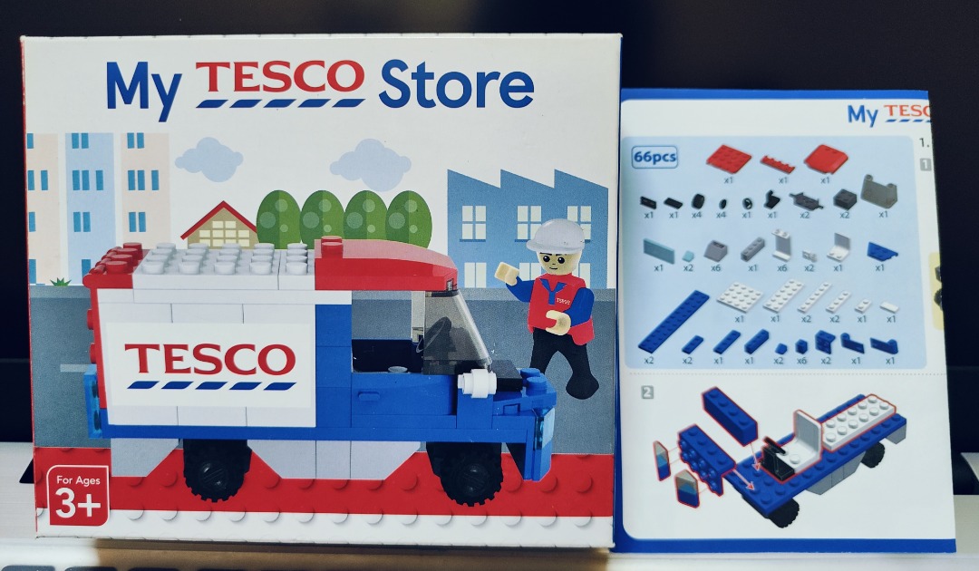 Tesco Lorry Truck Lego-like Brick Set (Limited Edition), Hobbies & Toys ...
