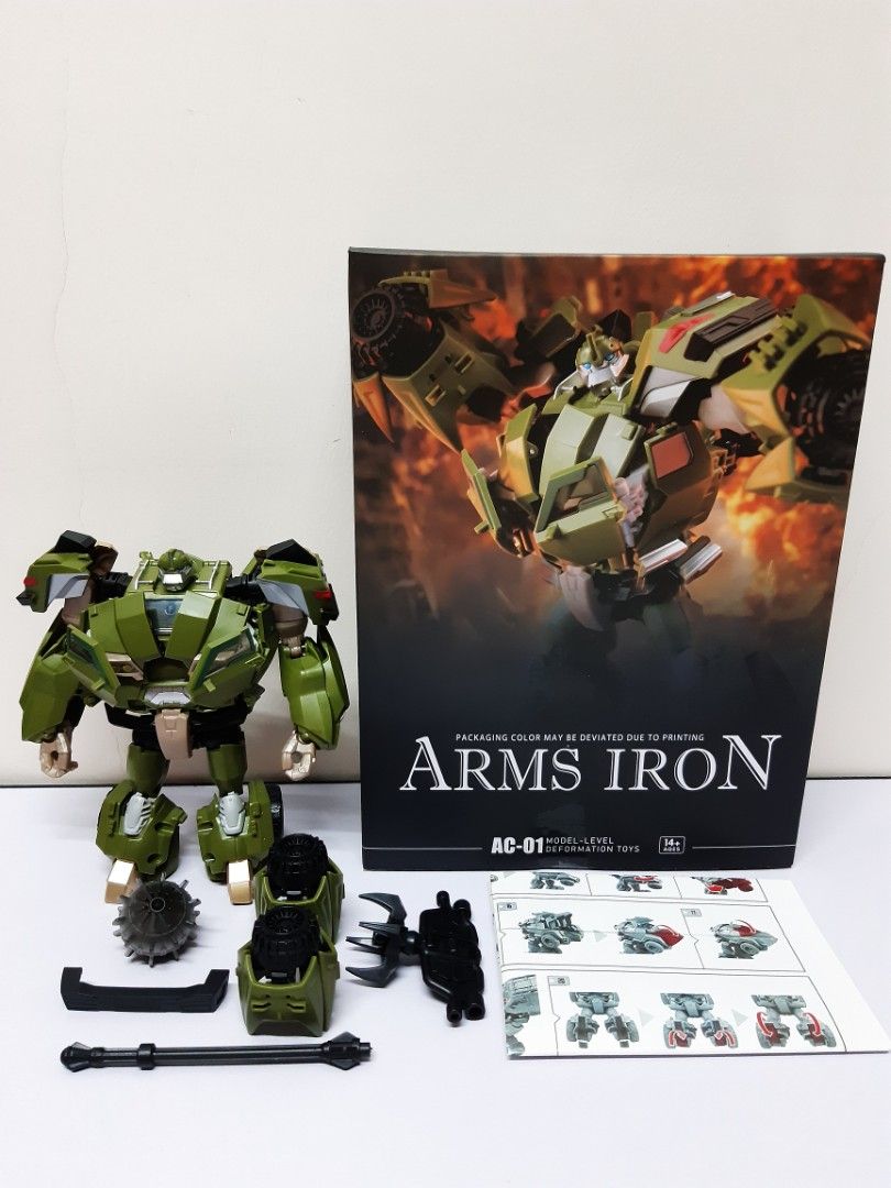 TRANSFORMERS PRIME AC-01 BULKHEAD ARMS IRON BIB COMPLETE, Hobbies ...