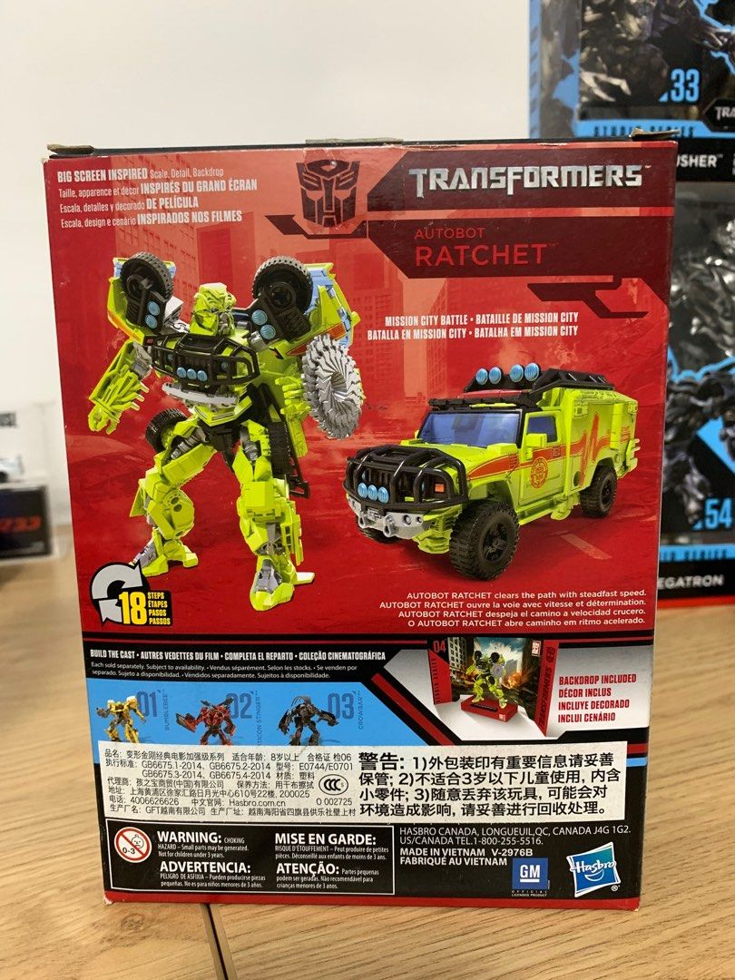 Transformers Studio Series 04 (Ratchet), Hobbies & Toys, Toys & Games ...