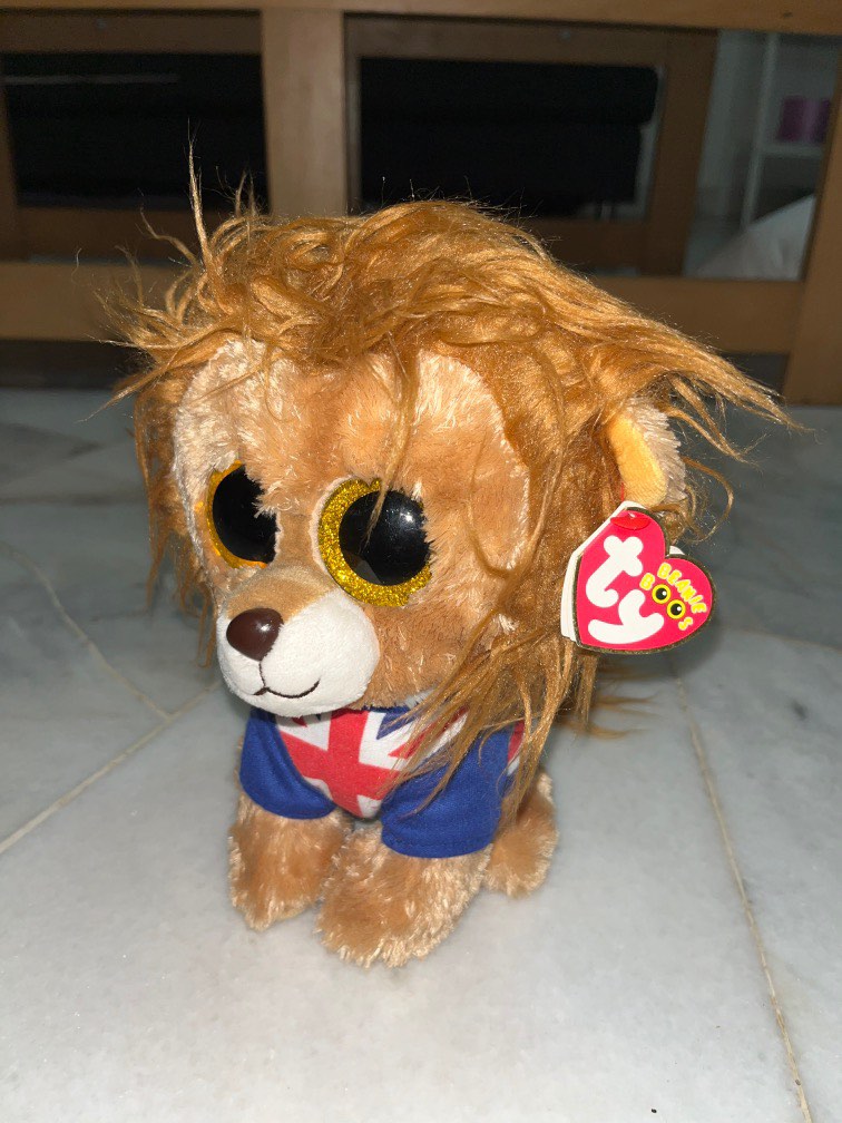 TY toy lion, Hobbies & Toys, Toys & Games on Carousell