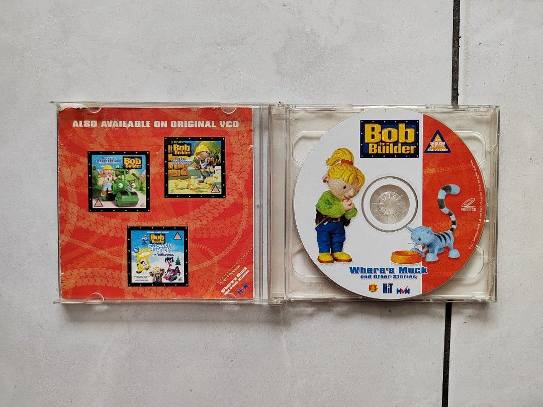 Bob the Builder VCD Original Where 's Muck and Other Stories , Audio, Other Audio Equipment on ...