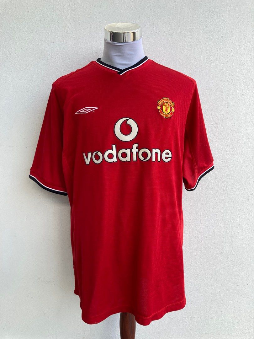 Vintage Adidas Nike Umbro Manchester United 2001 Beckham Jersey Jersi ...