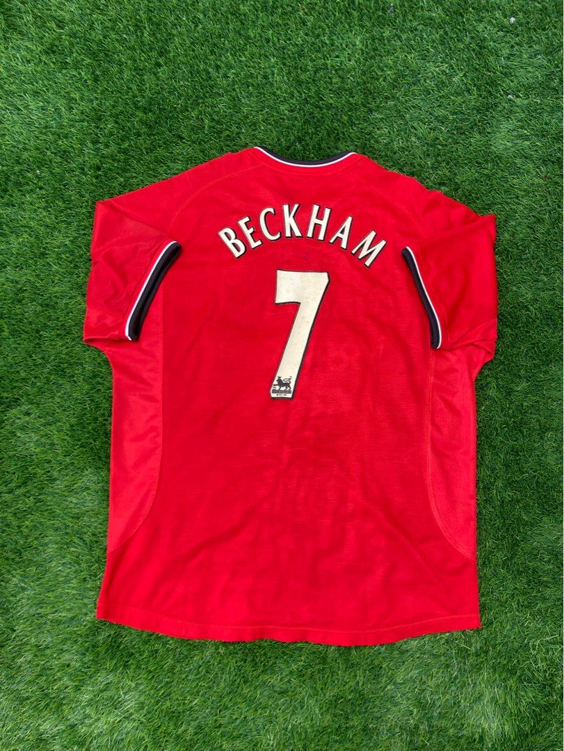 Vintage Adidas Nike Umbro Manchester United 2001 Beckham Jersey Jersi ...