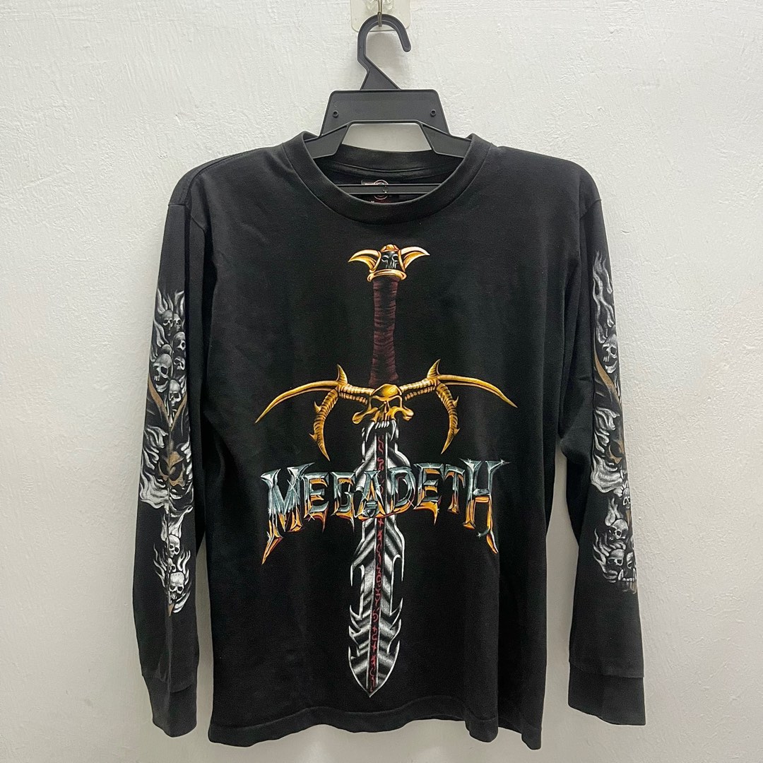 VINTAGE MEGADETH BOOTLEG, Men's Fashion, Activewear on Carousell