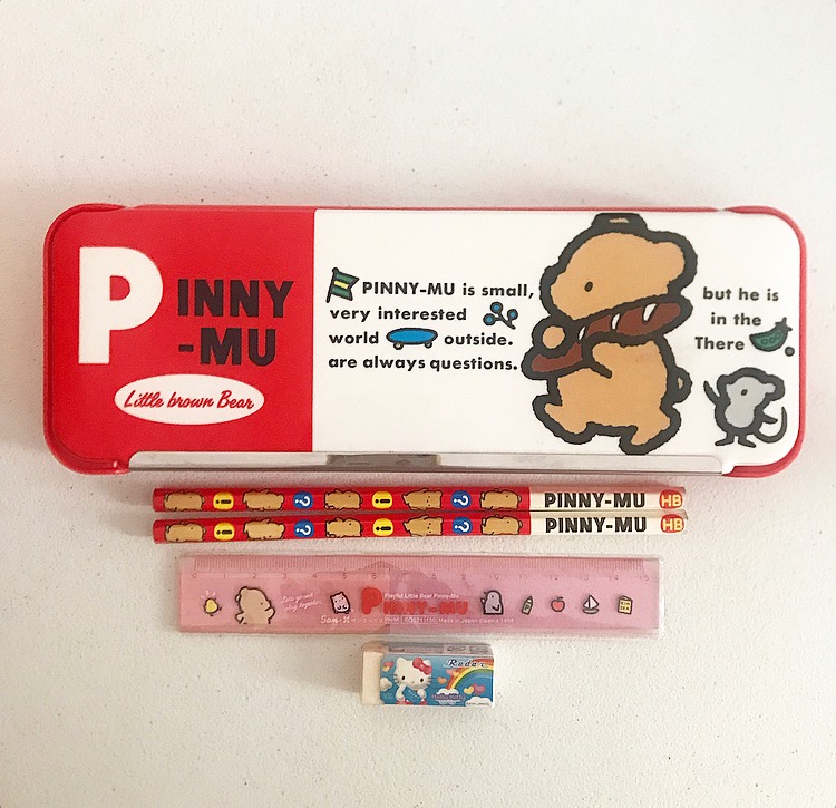 Vintage Mitsubishi PINNY-MU Pencil Case Set, Hobbies & Toys, Stationary ...