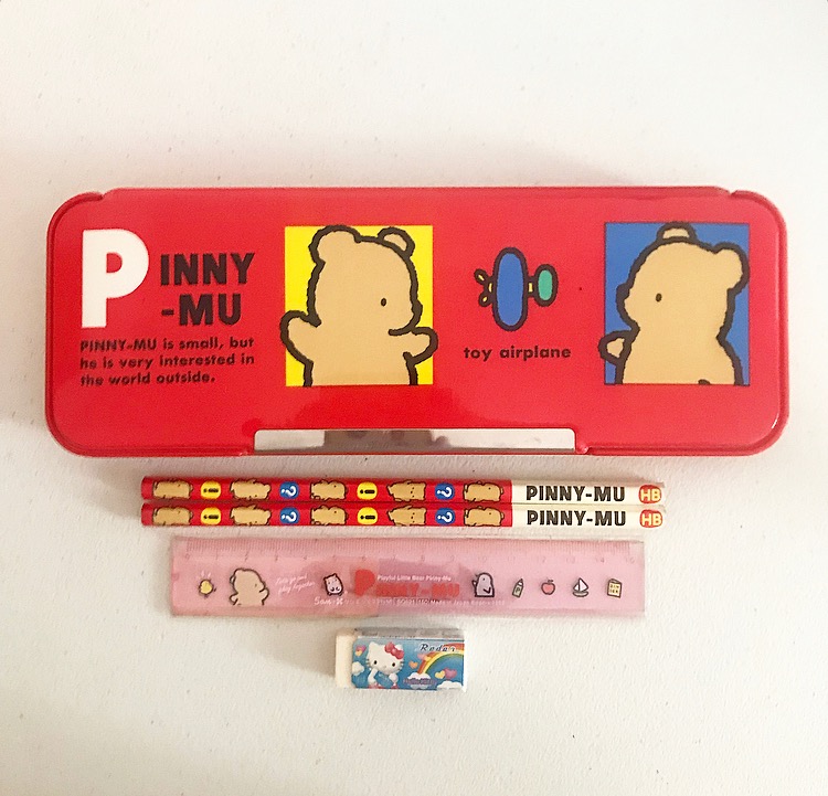 Vintage Mitsubishi PINNY-MU Pencil Case Set, Hobbies & Toys, Stationary ...