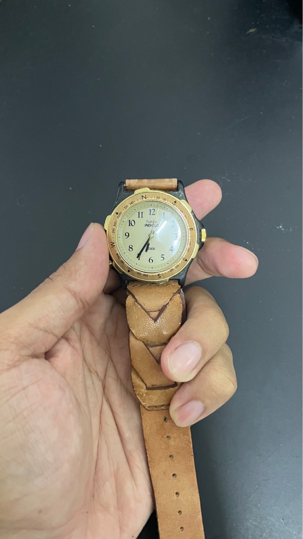 Vintage Timex Indiglo Compass, Luxury, Watches on Carousell