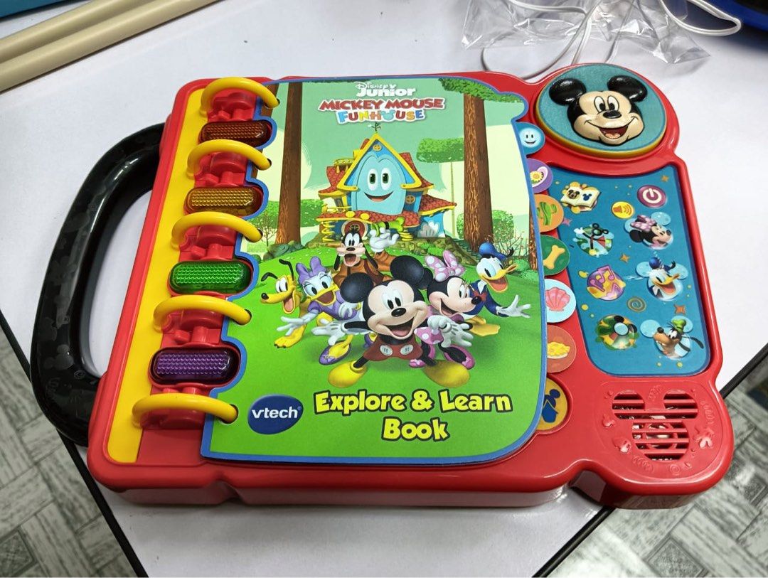 Vtech Disney Junior Mickey Mouse Funhouse Explore & Learn Book, Hobbies ...
