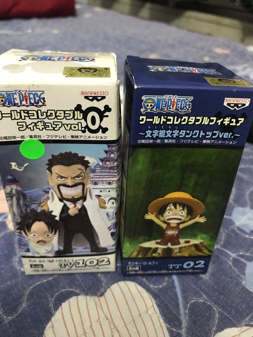 Wcf one piece kid luff, garp & kid ace figure one piece, Hobbies & Toys ...