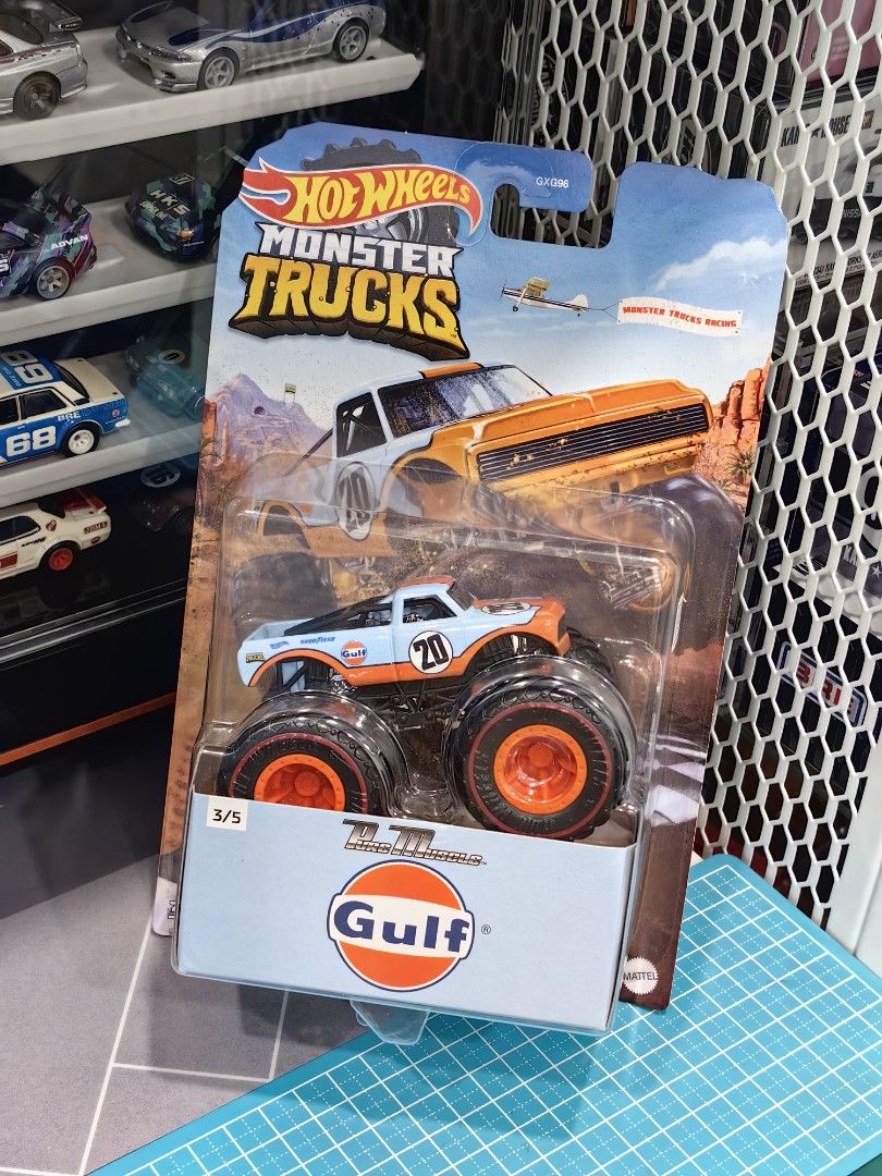 WTS: Hot Wheels Monster Trucks (Lot of 3pcs) Gulf / Falken / Greddy (Jeep / Defender / Pure ...