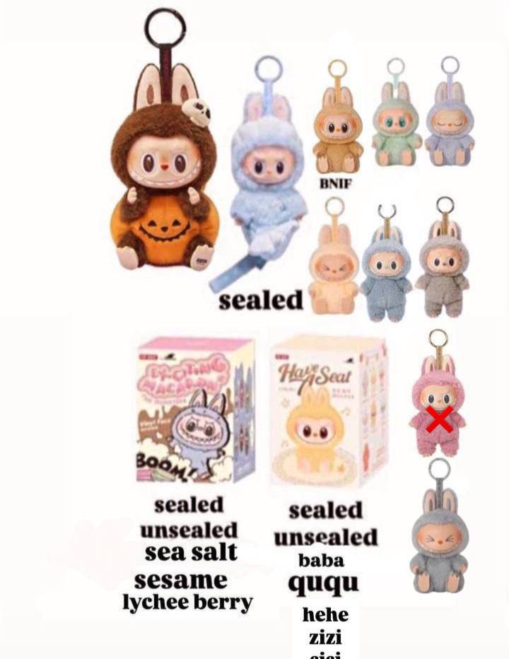[WTS] POPMART LABUBU V1 AND V2 MERBUBU Pumpkin, Hobbies & Toys, Toys ...