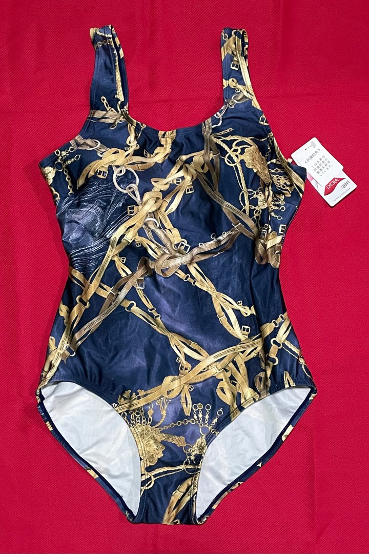 4L SIZE INVISTA LYCRA ONE-PIECE SWIMSUIT; made in Japan, Women's ...