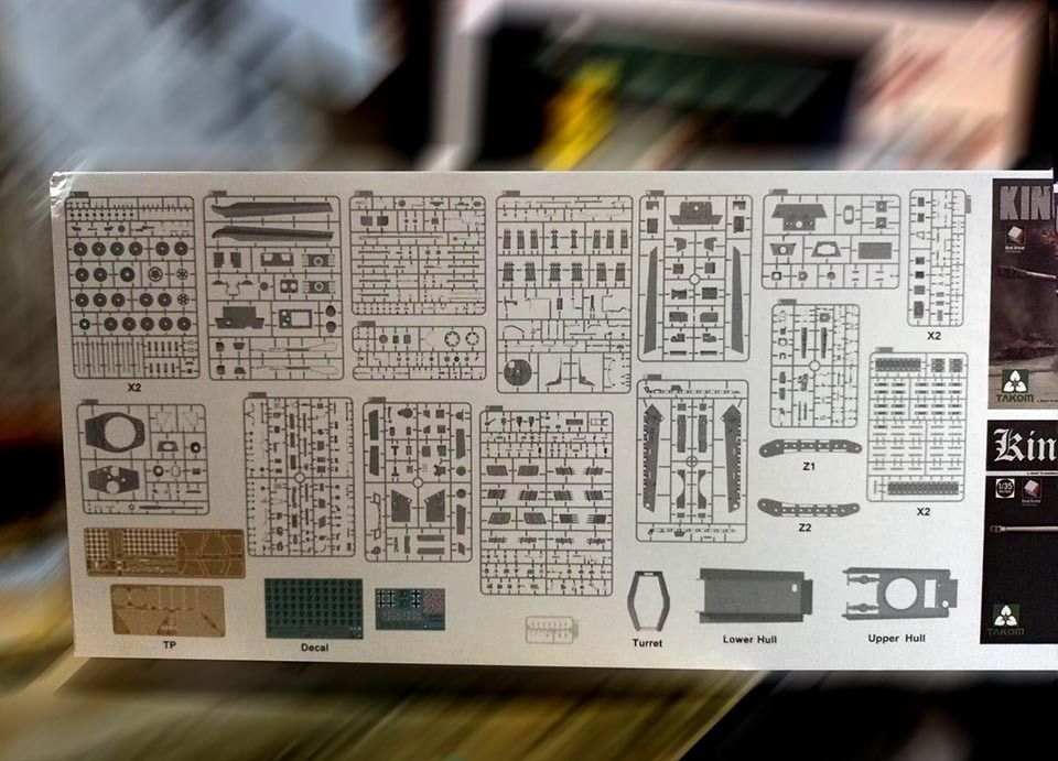 【拼裝模型_戰車】1:35 1/35 三花 TAKOM 2045 虎王坦克亨舍爾炮塔 附防磁裝甲全內構, 興趣及遊戲, 玩具 & 遊戲類 ...