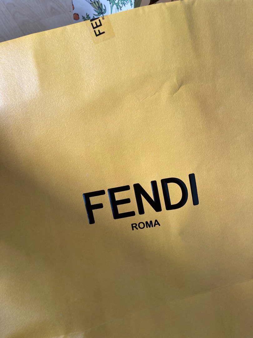Authentic Fendi Roma paperbag, Luxury, Bags & Wallets on Carousell