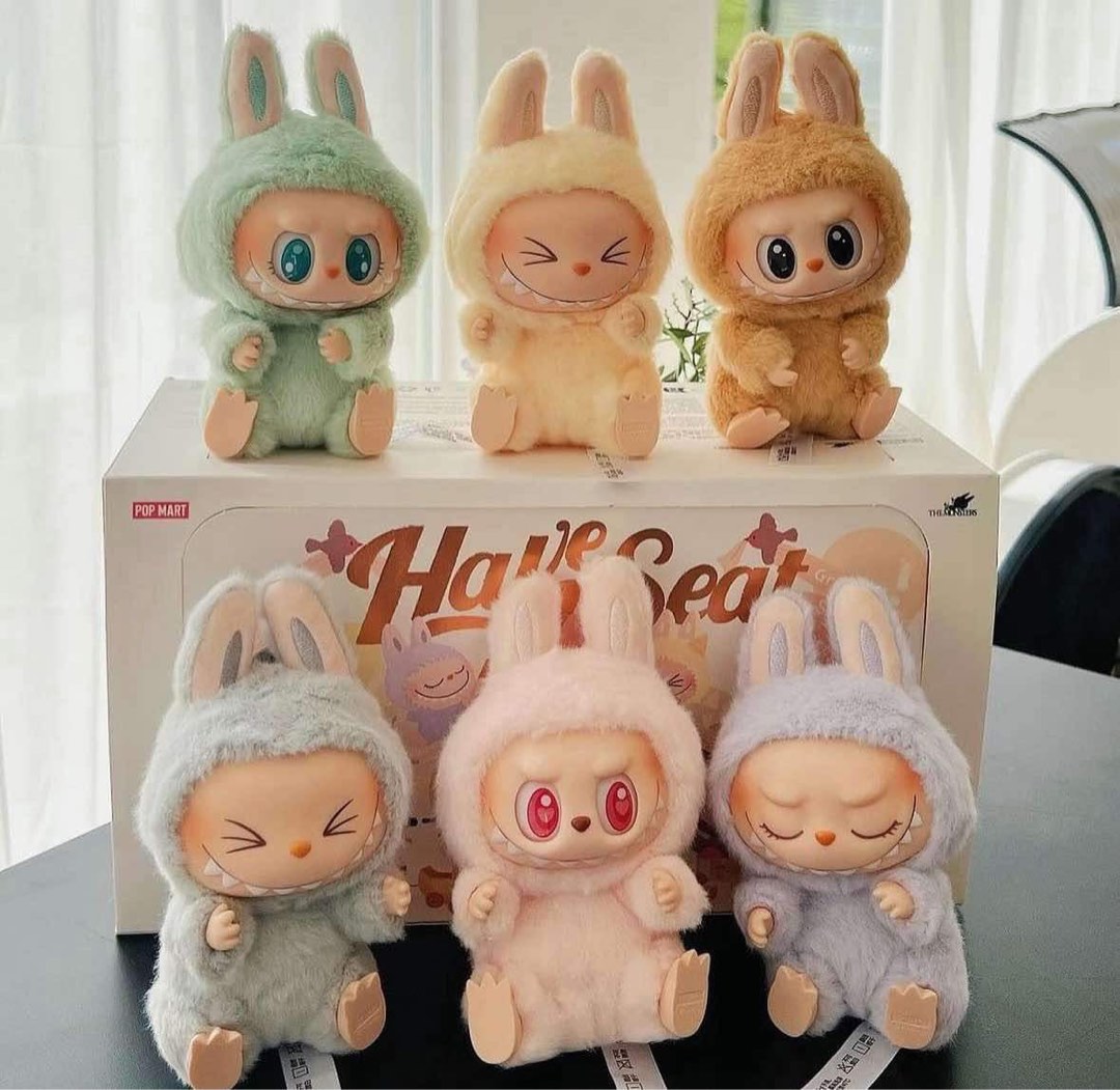 Authentic Labubu Have A Seat Version 2, Hobbies & Toys, Toys & Games on ...