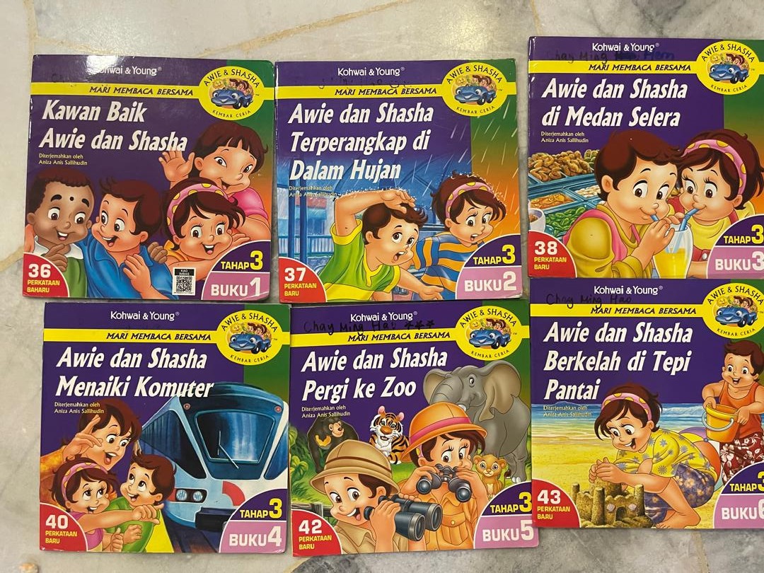 Awie Dan Shasha - Tahap 3, Hobbies & Toys, Books & Magazines, Children ...