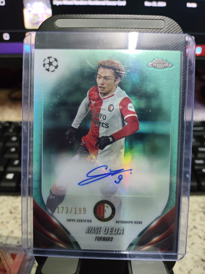 Ayase Ueda & Nico Gonzalez Autograph Soccer Card, Hobbies & Toys ...