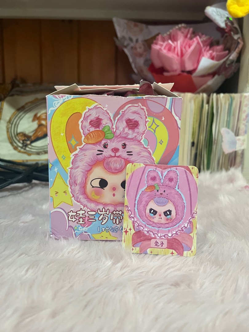 Baby Three bb3 zipper bag Bunny, Hobbies & Toys, Toys & Games on Carousell